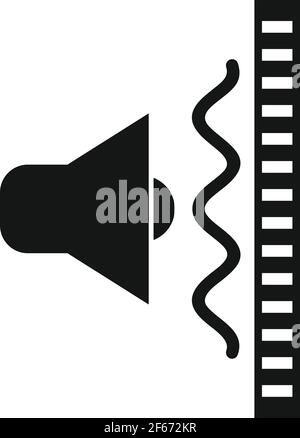 Sound absorption icon, simple style Stock Vector Image & Art - Alamy