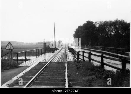 Swivel bridge in Kolbäck Stock Photo - Alamy