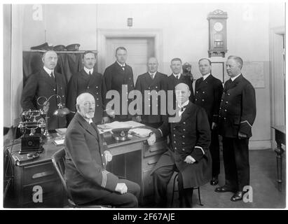 Station inspector with staff in Umeå Stock Photo - Alamy