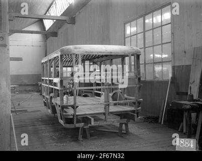 Volvo bus. AB Svenska Railway workshops mainly used chassis from Volvo ...