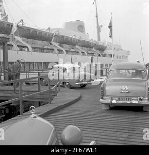 M/S Trelleborg, Bilramp Stock Photo - Alamy