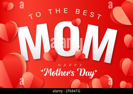 - best Mom - Happy Mothers Day lettering set. Handmade calligraphy ...