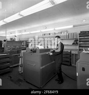 IBM Accounting Machine at Stockholm Central Station Stock Photo - Alamy