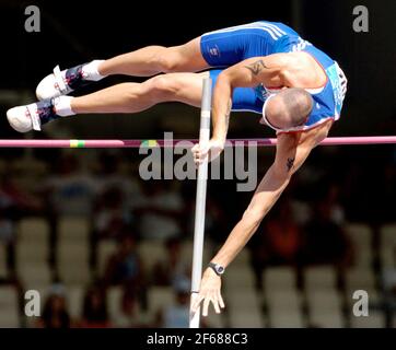 DEAN MACEY DECATHLON POLE VAULT Stock Photo - Alamy