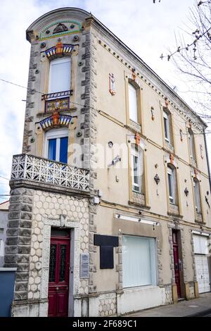 Amazing facade, Montélimar, Drome, France Stock Photo - Alamy