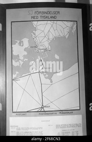 Map of SJ relations with Germany; JVM Stock Photo - Alamy