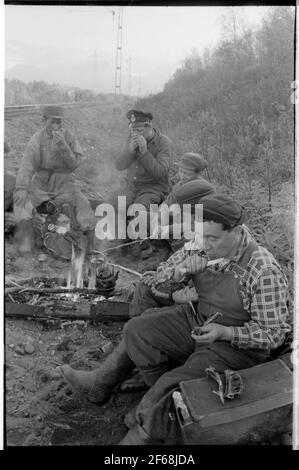 Track workers at Matrast Stock Photo - Alamy