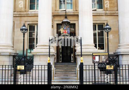 Entrance to the Law Society Chancery Lane in the City of London Stock ...