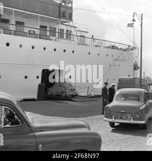 The train ferry King Gustaf V Stock Photo - Alamy