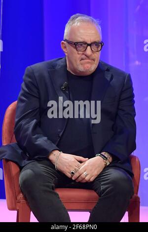 Roberto Cenci seen during the second episode of the Maurizio Costanzo ...