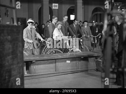 Bicycle inlet at Stockholm Central Station Stock Photo - Alamy