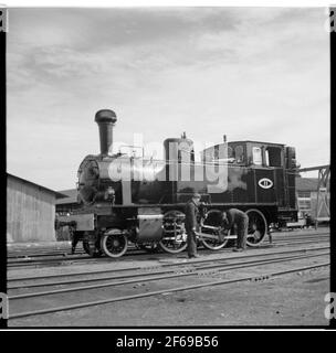 Round oil of steam locomotives Stock Photo - Alamy
