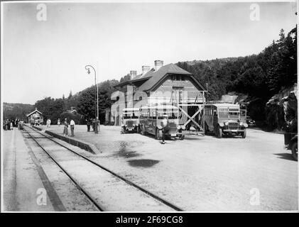Buses at Dingle Station. The state's railways, sj Stock Photo - Alamy