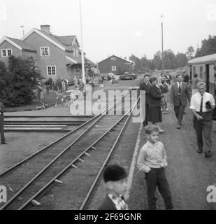 Last passenger train arrives Stock Photo - Alamy