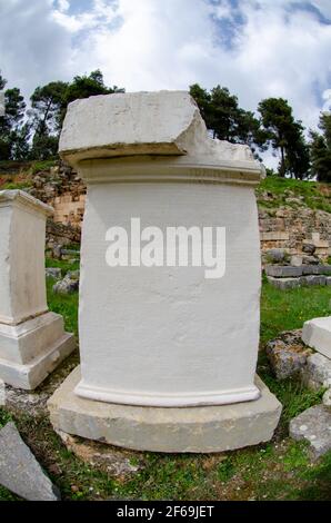 Statue base, List of winners in the Amphiaraeia and Roman Games. The ...