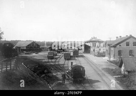 Vänersborg, station area. Uddevalla - Vänersborg - Herrljunga Railway ...