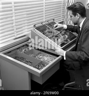 Programming of IBM machine at Stockholm Central Station Stock Photo - Alamy