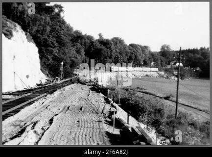 First passenger train on normal track arrives at Overnum station from ...