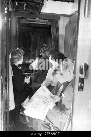 AB02C, 3rd grade sleeper. Activities in the sleeper with the beds ...