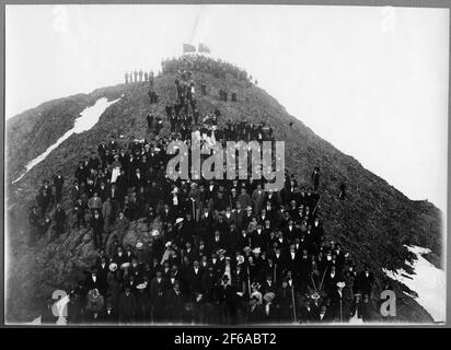 Group photo on kirunavaara Stock Photo - Alamy