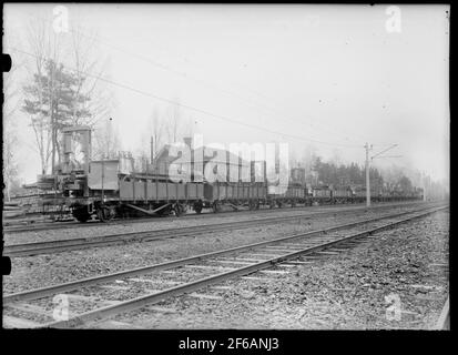 The state's railways, SJ freight wagons Stock Photo - Alamy