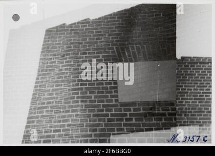 Part of the reformer station in Kläppa, Ljusdal after fire Stock Photo ...
