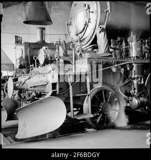 National railways, SJ E2 955 and SJ E2 936. Steam locomotive in ...
