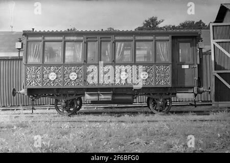 Oscar II's audience car; Railway Museum Stock Photo - Alamy