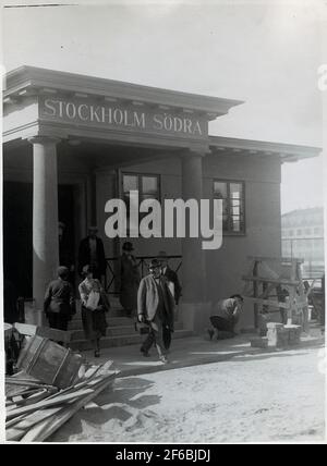 Ongoing construction of Stockholm Södra Station Stock Photo - Alamy