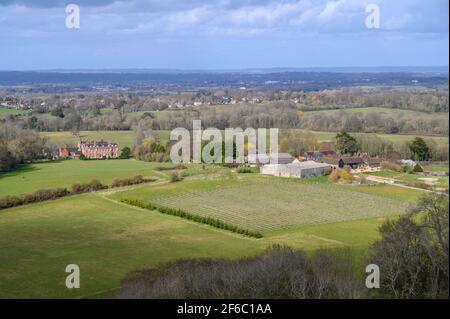 Views of the South Downs at Pyecombe, West Sussex Stock Photo - Alamy