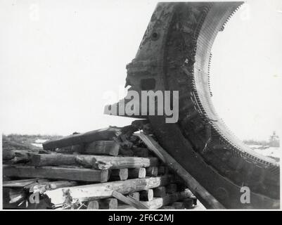 The damage to the stator after blasting Stock Photo - Alamy