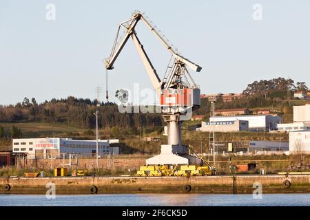 The port of Avilés is located on both banks of the Avilés estuary, in ...
