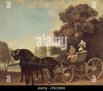 George Stubbs - lord lady phaeton 1787 Stock Photo - Alamy