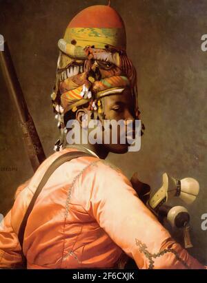 ‘Black Bashi-Bazouk’ by Jean-Léon Gérôme is a painting from the 19th ...