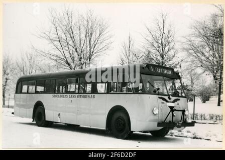Stockholm County Omnibus, SRJ Bus 3 with registration number B45 Stock ...