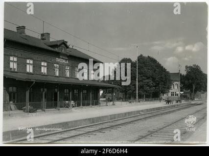 View of Svedala station Stock Photo - Alamy