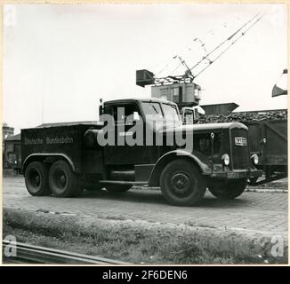 Lastbil, Deutsche Bundesbahn DB 47004 Stock Photo - Alamy