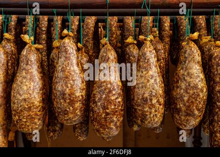 smoked sausage from hesse in germany Stock Photo - Alamy