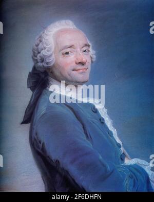 Maurice Quentin De La Tour - Self Portrait 1 Stock Photo - Alamy