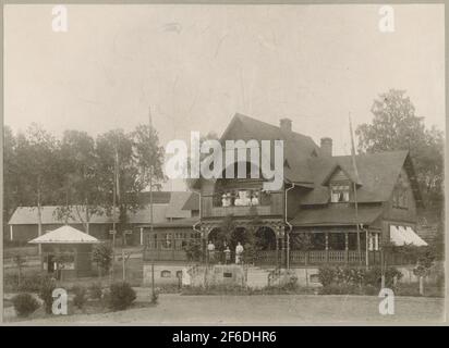 Tourist hotel in Smålands Taberg Stock Photo - Alamy