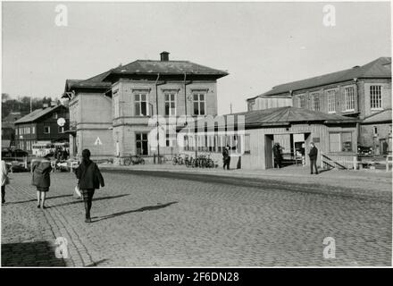 UVHJ station houses for demolition. The street side Stock Photo - Alamy