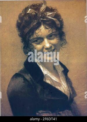 Pierre-Paul Prud'hon - portrait constance mayer 1804 Stock Photo - Alamy