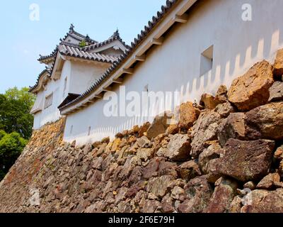 Himeji-jo (Himeji Castle) wall detail, Himeji, Japan Stock Photo - Alamy