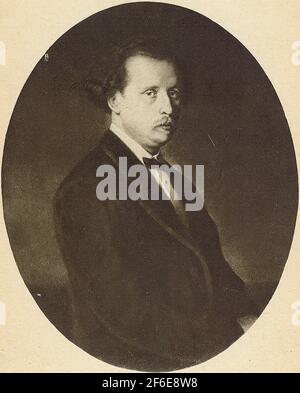Portrait of Nikolai Rubinstein 1870 by Vasily Perov Stock Photo - Alamy