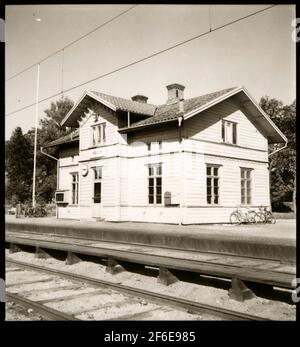 The railroad at Herrljunga station Stock Photo - Alamy