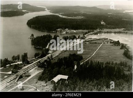 Station opened in 1873 with two-storey station house in stone of ...