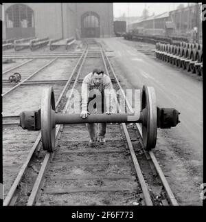 Moving carriage wheels Stock Photo - Alamy