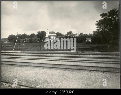 The station built in 1893 by Malmö-Tommelilla Railway, meeting. The ...