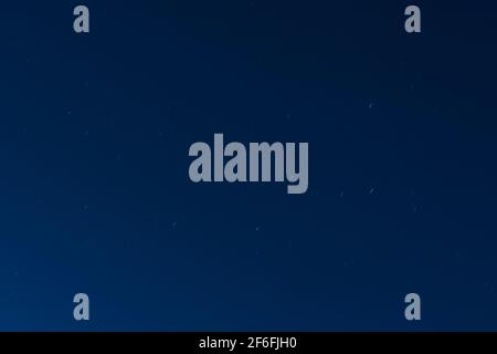 Beautiful view of defocus of falling stars in the night sky Stock Photo ...