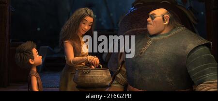 RAYA AND THE LAST DRAGON, from left: Raya (voice: Kelly Marie Tran ...